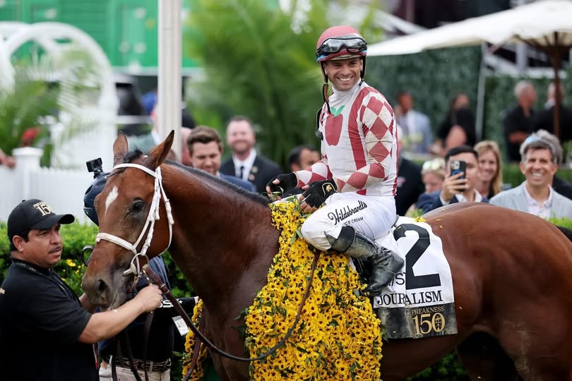Journalism mounts incredible comeback to win 150th Preakness Stakes ...